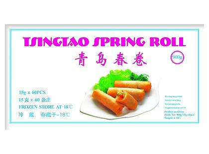 „Šaldyti daržovių suktinukai tešloje TSINGTAO SPRING ROLL*, 900 g ...