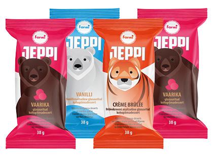 Mazuma.lt | „Glaistytas desertas JEPPI, 3 rūšių, 4 pak. x 38 g ...