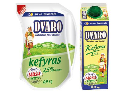 „DVARO kefyras, 2 rūšių, 2,5 % rieb., 900 g“ parduotuvėje „Maxima ...