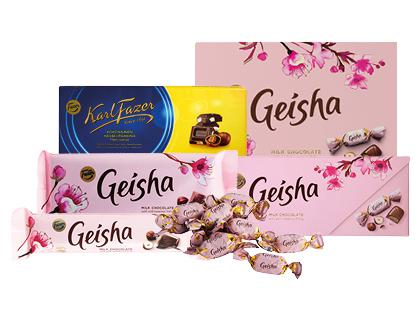 „Saldainiams ir šokoladui GEISHA ir FAZER“ parduotuvėje „Maxima ...