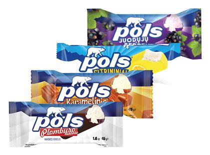 „Glaistytas varškės sūrelis POLS, 10 rūšių, 4 vnt. x 45 g“ parduotuvėje ...