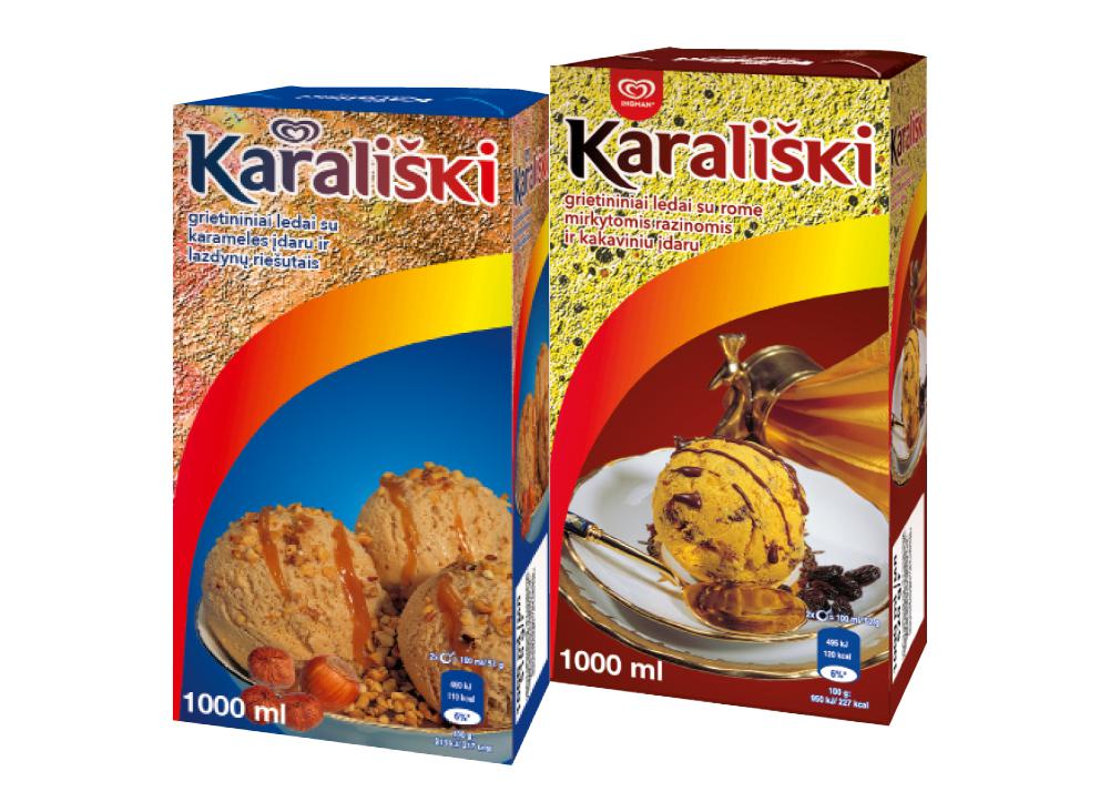 „Valgomieji KARALIŠKI ledai, 2 rūšių, 1 l“ parduotuvėje „Maxima ...