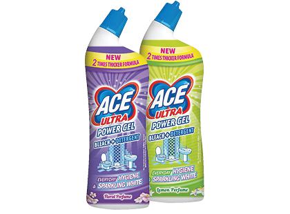 „WC valiklis ACE ULTRA POWER GEL, 2 rūšių, 750 ml“ akcija parduotuvėje ...