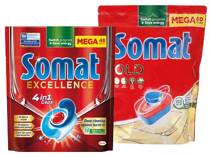 „Indaplovių kapsulės; tabletės SOMAT, 2 rūšių, 1 pak. (48–60 vnt ...