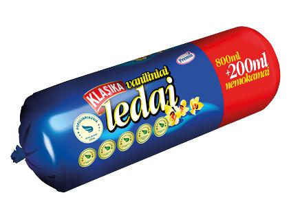 „Vaniliniai valgomieji ledai KLASIKA, 1 l“ parduotuvėje „Maxima ...