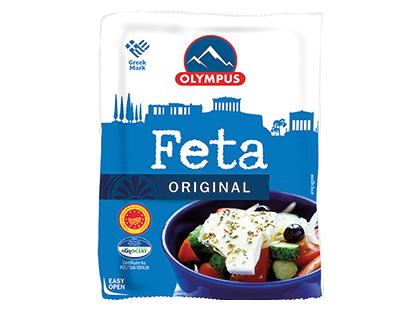 „Feta sūris OLYMPUS*, 23 % rieb. s. m., 150 g“ akcija parduotuvėje ...