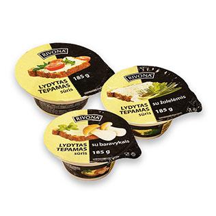 „Lydytas tepamasis sūris RIVONA (2 rūšių), 26% rieb. s.m., 185 g ...