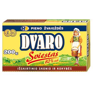 Mazuma.lt | „DVARO sviestas, 82% rieb., 200 g“ parduotuvėje „Norfa“