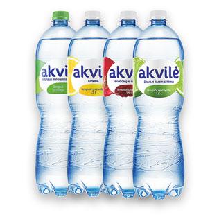 Mazuma.lt | „Gazuotas mineralinis arba stalo vanduo AKVILĖ, 1,5 l (4 ...