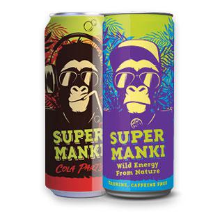 „Gazuotas gaivusis gėrimas SUPER MANKI, 2 rūšių, 0,33 l“ parduotuvėje ...