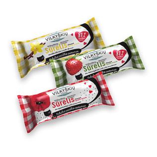 „VILKYŠKIŲ glais.varškės sūrelis (3 rūšių), 24% rieb., 40 g ...