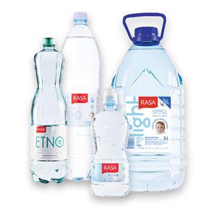 „Negaz.mineraliniam ir stalo vandeniui RASA (4 rūšių), 0,75 l, 1,5 l, 5 ...