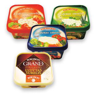 „ROKIŠKIO lydytas sūrelis (4 rūšių), 23% rieb., 175 g“ parduotuvėje ...