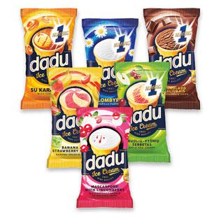 Mazuma.lt | „Ledai DADU (6 rūšių), 120 ml“ parduotuvėje „Norfa“