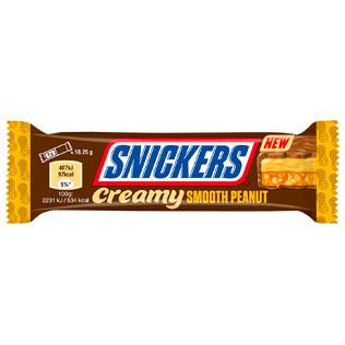 Mazuma.lt | „Batonėlis SNICKERS CREAMY SMOOTH PEANUT, 36,5 g ...
