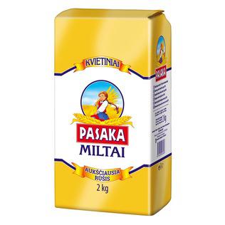 Mazuma.lt | „Kvietiniai miltai 550D PASAKA, 2 kg“ akcija parduotuvėje ...
