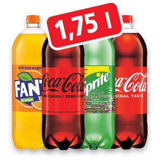 „Gaz.gėrimas FANTA ORANGE, COCA COLA, COCA COLA ZERO, SPRITE, 1,75 l ...