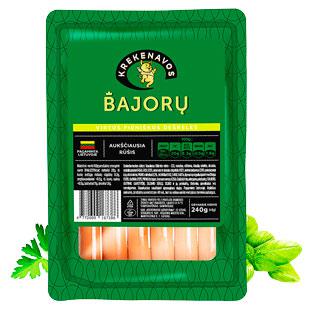 Mazuma.lt | „BAJORŲ pieniškos virtos dešrelės, 240 g,“ parduotuvėje „Norfa“