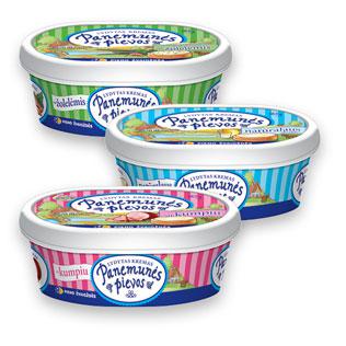 „Lydytas kremas PANEMUNĖS PIEVOS (3 rūšių), 185 g,“ parduotuvėje „Norfa ...