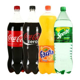 Mazuma.lt | „Gėrimas Coca Cola, Coca-Cola Zero, Fanta Ar Sprite, 2 L (4 ...