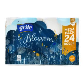 „Tualetinis Popierius Grite Blossom, 3Sl., 24 Rit.,“ parduotuvėje „Rimi ...