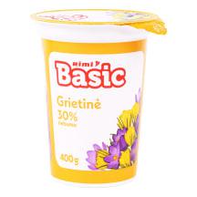 Mazuma.lt | „Grietinė Rimi Basic, 30 % Rieb., 400 G“ parduotuvėje „Rimi“