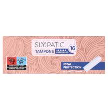 „Tamponai Simpatic Super+, 16 Vnt.“ parduotuvėje „Rimi“ | Mazuma.lt