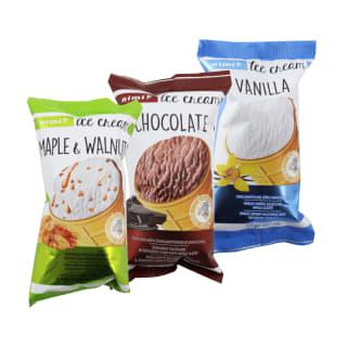 „Ledai Vafliniame Indelyje Rimi, 120 Ml (4 Rūšys)“ parduotuvėje „Rimi ...