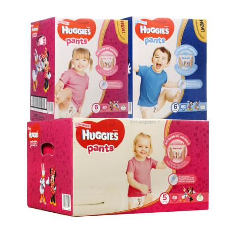 „Sauskelnės-Kelnaitės Huggies, S4-S6, 60-72 Vnt. (6 Rūšys ...