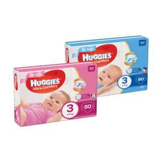 „Sauskelnėms Huggies Uc, 3-5 Dydis, 56-80 Vnt. (6 Rūšys)“ parduotuvėje ...