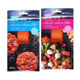 „Šaltai Rūkyta Ar Sūdyta Lašišos Filė Rimi, 120 G (2 Rūšys ...