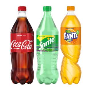 Mazuma.lt | „Gėrimas Coca Cola, Fanta Ir Sprite , 1 L (4 Rūšys ...
