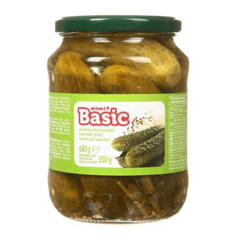 Mazuma.lt | „Marinuoti Agurkai Rimi Basic, 680 G“ parduotuvėje „Rimi“