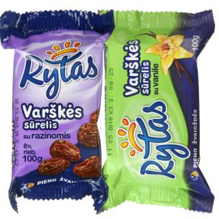 „Varškės Sūrelis Rytas, 100 G (2 Rūšys)“ parduotuvėje „Rimi“ | Mazuma.lt